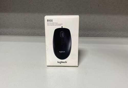 Мышь проводная Logitech B100 910-003357