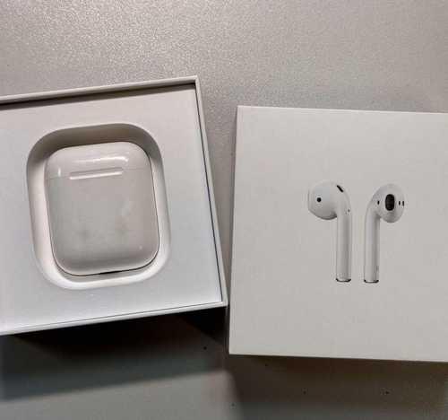 Кейс и коробка AirPods2