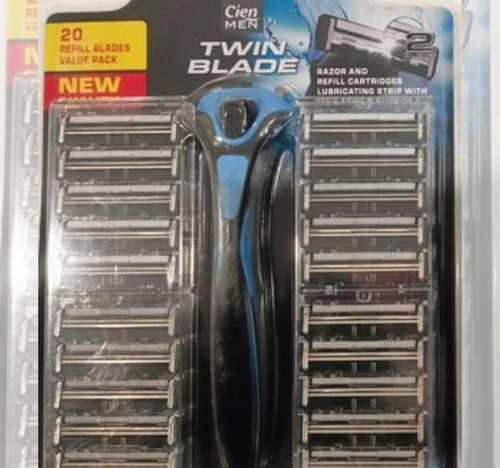 Бритвенный станок Twin Blade со сменными лезвиями