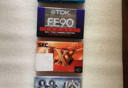 Аудиокассеты новые Sony,TDK,SKC,VS/90min