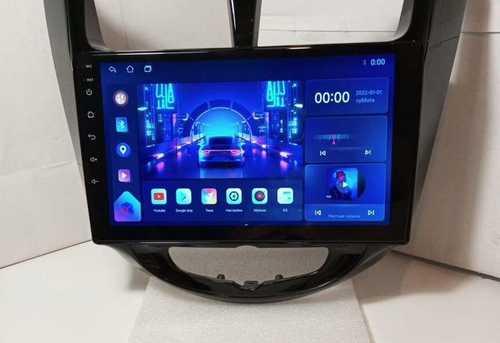 Hyundai Solaris магнитола Android Wi-FI GPS черная