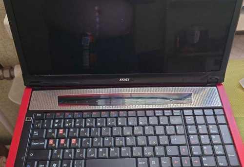 Ноутбук msi gx740