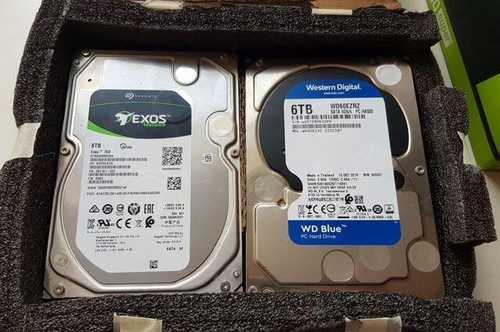 Жесткие диски HDD 6тб и 8тб
