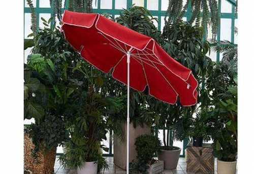 Уличный зонт с функцией наклона 2м красный/серый