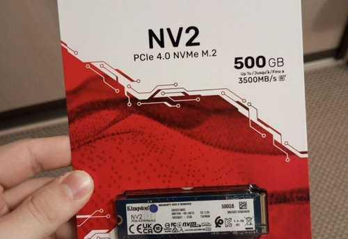 SSD накопитель Kingston NV2 M.2 2280 500 гб