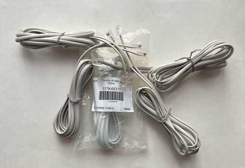 Телефонный кабель, telephone cable 3 метра