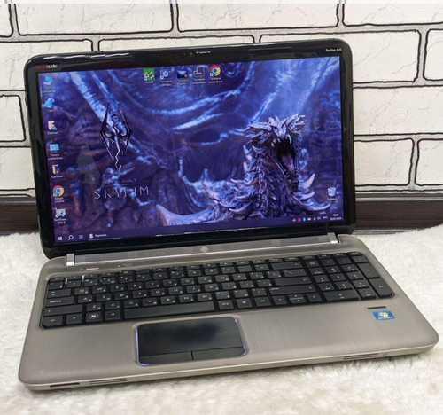 HP / AMD A4-3310MX / 6GB / SSD / алюминий