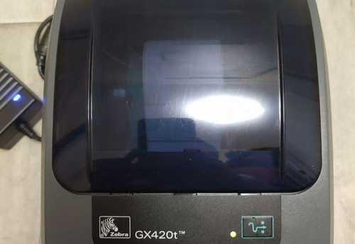 Принтер этикеток Zebra Gx420t