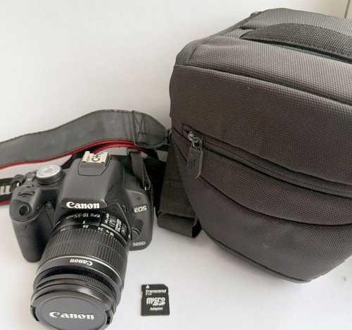 Canon 500d kit 18-55mm пробег 3558 кадров