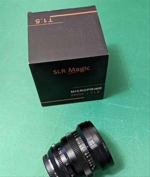 Объектив SLR Magic microprime 25mm T1.5 Fuji X