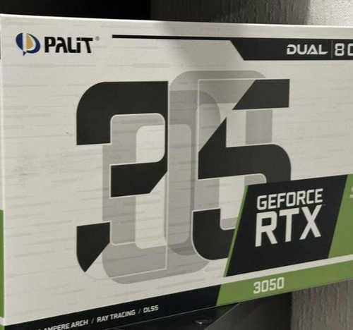 Видеокарта RTX3050 Palit Dual V1 (новая)