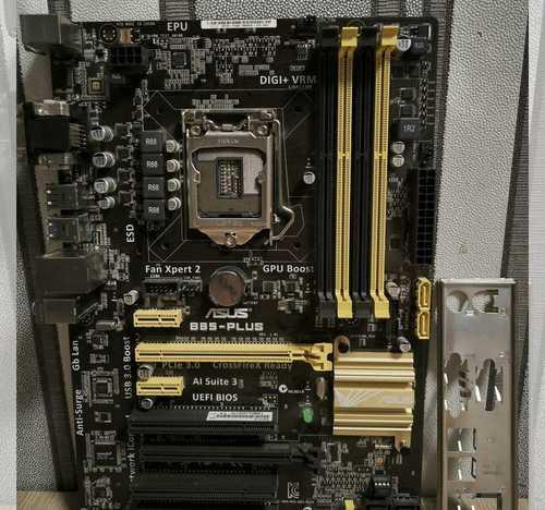 Материнская плата Asus B85-Plus LGA 1150