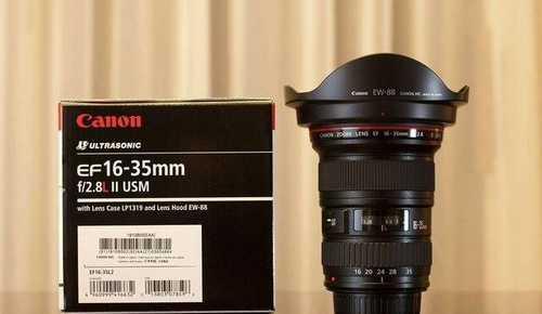 Canon объектив EF 16-35mm f/2.8L II