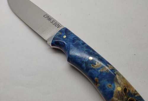 Охотничий нож ручной работы сталь CPM S 30V