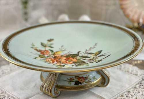 Ваза на ножке,компорт.Фарфор.Royal Worcester