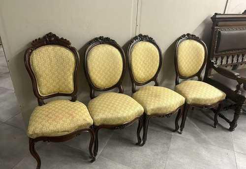 Комплект стульев 4 шт Франция старинные