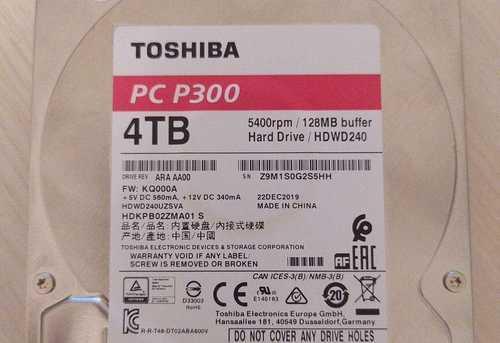 Hdd 4tb toshiba