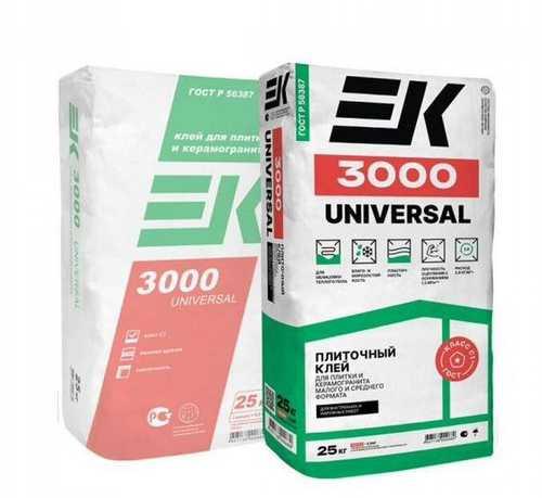 Ек 3000 universal (25 кг) Клей для плитки К