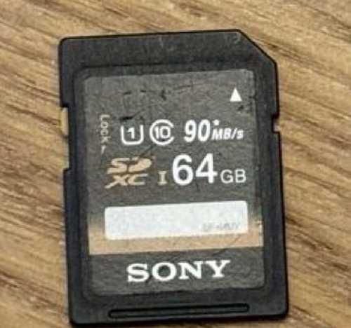 Карта памяти sony