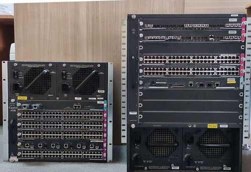 Модули Cisco Catalyst 4506 и C6509 в сборе