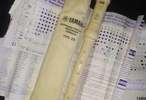 Блок-флейта Yamaha YRS-23 со всеми документами