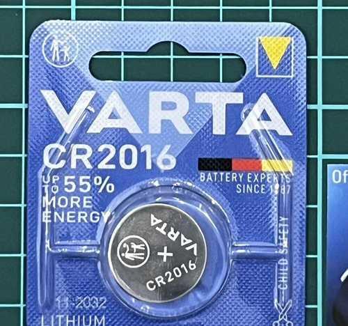 Батарейка Varta CR2016 Li