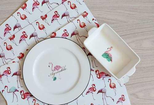 Посуда Фламинго: блюдо, форма для запекания