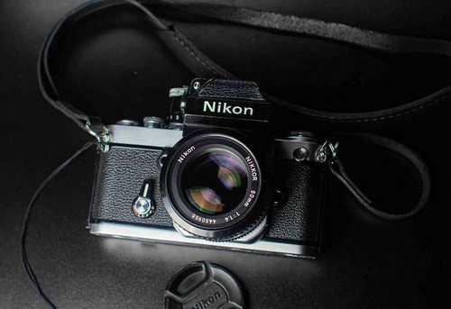 Nikon F2 + Nikkor 50/1.4 + Nikon DP-11