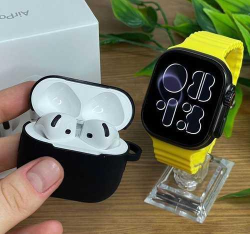 Набор Apple Watch ultra 2   Airpods 4 Кастом