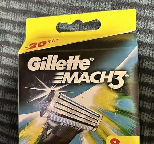 Кассеты для бритья gillette mach3