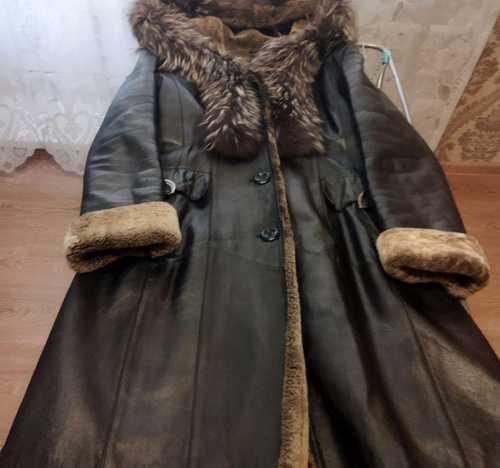 Дубленка женская 48 50 бу