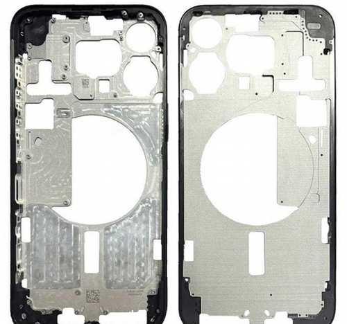 Средняя рамка iPhone 15 Pro Max(черная)(заказ)