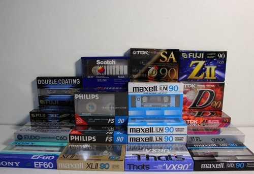 Аудиокассеты Philips, Fuji, TDK, Maxell, Sony