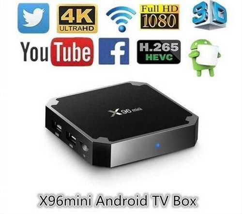 Андроид TV приставка X96mini 1Gb/8Gb