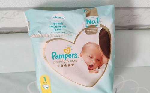 Подгузники pampers premium care 2-5 кг 13 штук