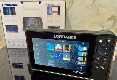 Эхолот Lowrance HDS 7 live русский с датчиком