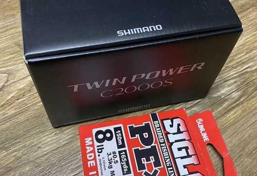 Катушка Shimano 20 Twin Power C2000S