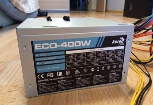 Блок питания aerocool eco 400w