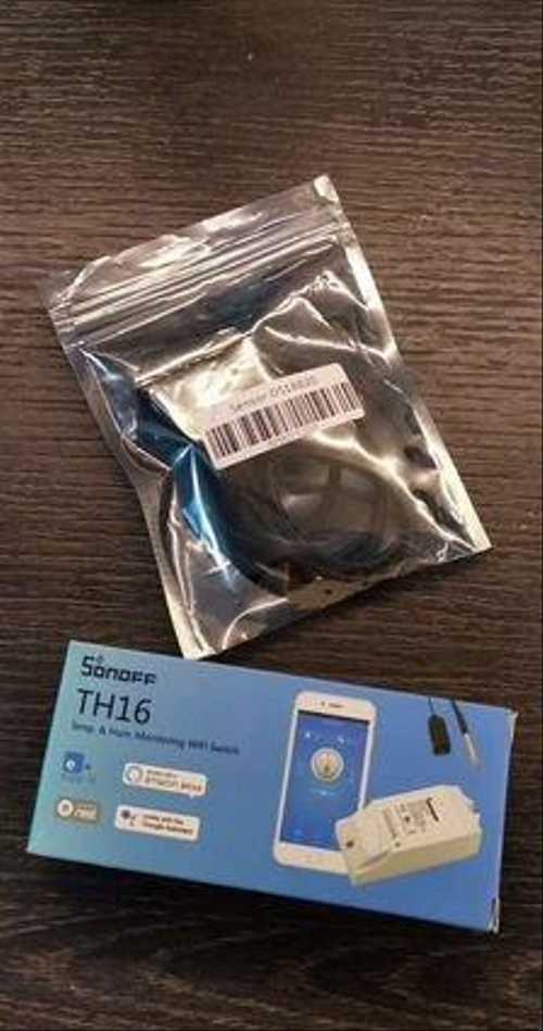 Sonoff th16 с датчиком температуры и влажности DS1