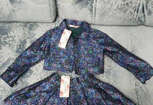 Костюм Stilnyashka(юбка и пиджак) для девочки 110