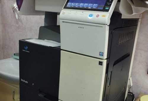 Цветной лазерный принтер konica minolta bizhub c22