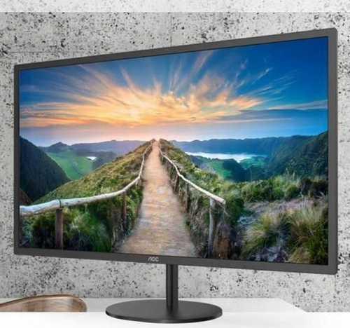 Монитор 32" AOC Q32V4 Black (IPS, 2560x1440, 75Hz, 4 ms, 178/178, 250 cd/m, 20M:1,  hdmi,  DisplayPo