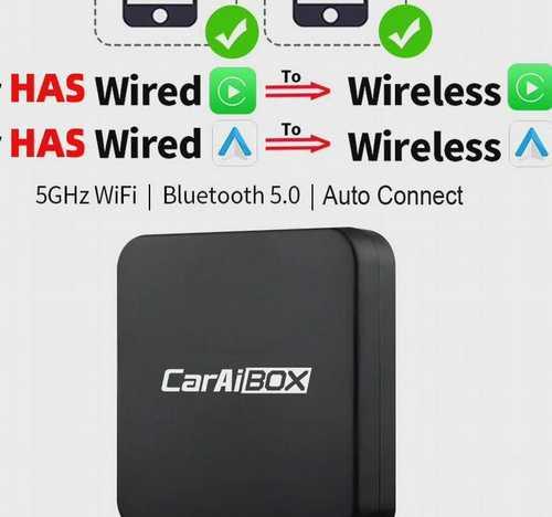 Ekiy A1 Mini Carplay Wireless для Toyota Mazda Nissan Camry Suzuki Subaru Citroen Audi Mercedes Kia