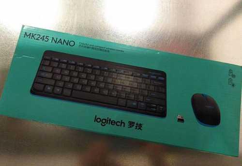 Новое Клавиатура+ беспроводная мышь Logitech MK245