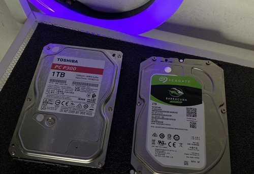 HDD 1, 2 TB, SSD 240 gb