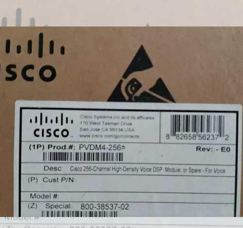 Модуль обработки голоса Cisco pvdm4-256