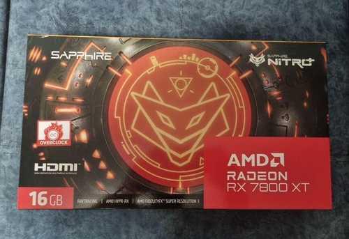 AMD Sapphire rx 7800 xt nitro+