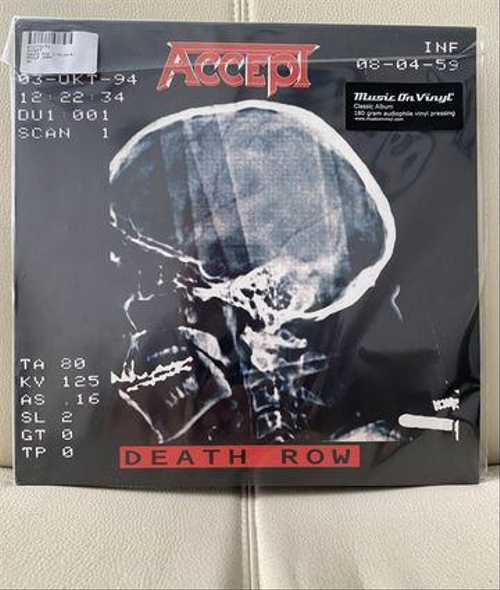 2LP accept - death ROW 1994/2017 S/S EU