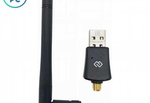 Сетевой адаптер Wi-Fi Digma N300 DWA-N300E USB