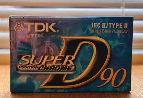 Аудиокассета TDK Super D IEC II Position Chrome